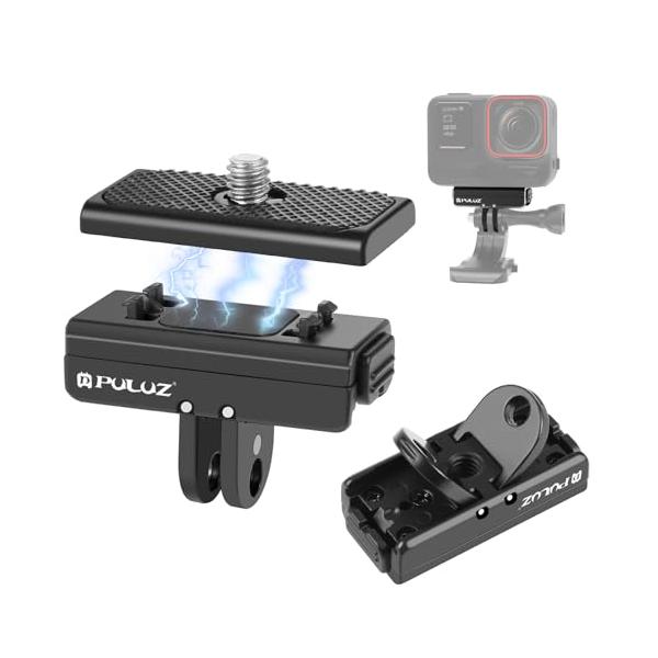 Insta360 Ace / Ace Pro / X4 / X4 Air用/-/アルミ製Insta360 Ace/Ace Pro/X4用・Model:アルミ製Insta360 Ace/Ace Pro/X4用・「高強度と耐久性」この磁性ベース...