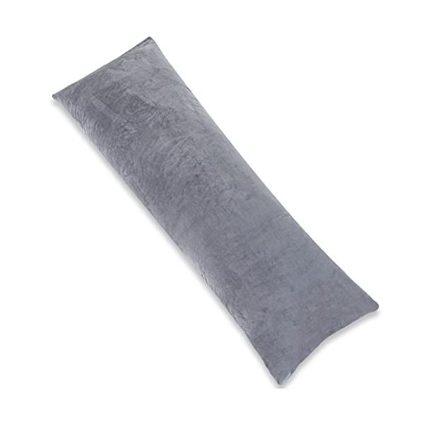 ダークグレー/120x40/YZZ・Color:ダークグレーSize:120x40・上質な生地素材抱きまくらには、極細マイクロファイバー生地を採用。シワになりにくく、通気性に優れ、ふんわり暖かな包み込み感を実現します。中綿には高弾性PPコッ...