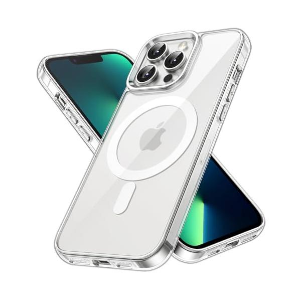 クリア/6.1インチ/3693-・Color:クリア・[互換性] iPhone 13 Pro (6.1インチ)用に特別に設計されています。38個のマグネットを内蔵し、すべてのMagSafeアクセサリーに対応できるクリアケースです・[強力な磁...