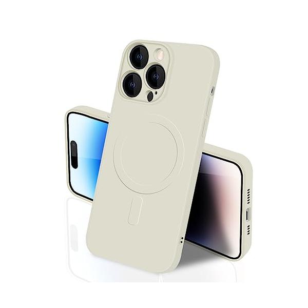 ホワイト/iPhone 14Pro/iPhone 14Pro・Size:iPhone 14ProColor:ホワイト・すべてのMag Safeアクセサリをサポート磁石を内蔵した用に特別に設計され、すべてのMagSafeアクセサリとワイヤレス...