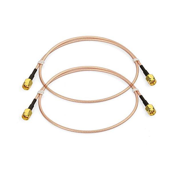 SMA オス-オス-30 CM*2/30 CM/-・Color:SMA オス-オス-30 CM*2・パッケージ個数:1・[製品名]SMAオス⇔SMAオス同軸ケーブル 2本入。・[ケーブル仕様]:端子1：SMA オス 端子2：SMA オス｜イ...