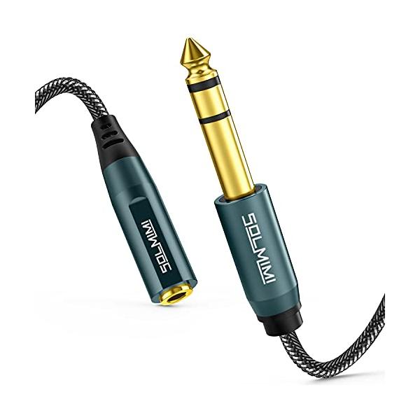 錆御納戸/30cm/SG4・Size:30cm・パッケージ個数:1・3.5mm to 6.35mm 変換プラグ通常のヘッドホンやパソコン等に採用されているステレオミニプラグ（3極 TRS）を、アンプや電子楽器などのステレオ標準ジャック（3極...