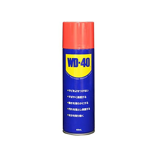 レッド、ブルー/1本/WD-40 400ml・パッケージ個数:1・用途:防錆、潤滑、洗浄、保護、防湿、防除・内容量:400ml・第三石油類・梱包サイズ:22.0cm×6.5cm×6.5cm