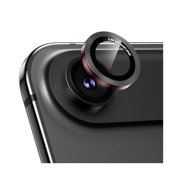 ブラック/iPhone Air用/-・Color:ブラックSize:iPhone Air用・対応機種iPhone Air専用レンズカバー。本物のカメラレンズに着想を得た赤いリングストリップが、iPhone に洗練されたテクノロジーの美しさを...