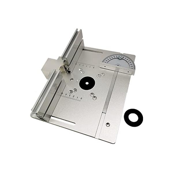 -/-/SLG4118599936246JK・高品質のアルミニウム合金製で、丈夫で耐摩耗性があり、錆びにくいです。・ルーターの正確な穴あけと取り付けが簡単になります。・スケールがはっきりしていて、履きにくいので、木工に最適です。・ルーターテ...