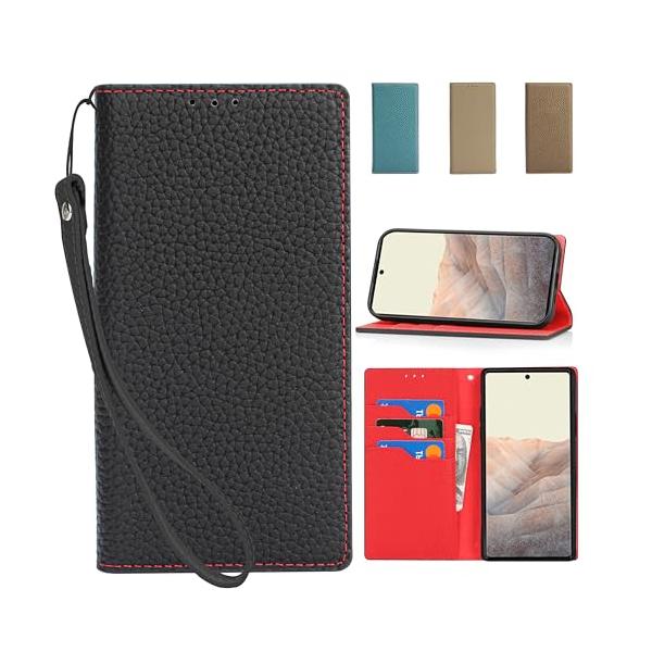 手帳型ブラック/Google Pixel 7/2、Google Pixel 7・Size:Google Pixel 7Color:ブラック・?対応機種Google Pixel 7 対応ケース素材高級牛本革 ★対応機種と画面サイズをよくご確認...