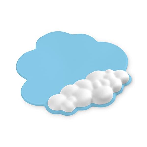 芸術ブルー＆ホワイト/260(W) x 260(L) x 20(H)mm/-・Color:ブルー＆ホワイト・ストレスを解消する材質 マウスクッションは、低反発なメモリーウレタンフォーム素材を採用し、快適で涼しい素材で作られています。通気性に...