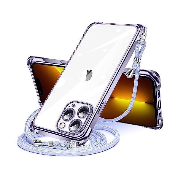 クリアパープル/iPhone 13 Pro/-・Size:iPhone 13 ProColor:パープル・対応機種本機によって精密に設計に基づいて、細かいところにもちょうどよく、穴位置も正しく、すべてのスピーカー、ポート、ボタンは使いやすい...