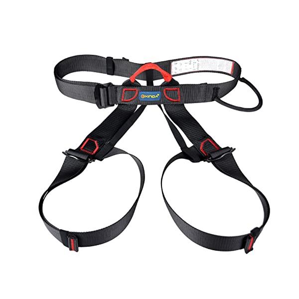 A- ブラック/-/-・Color:A- ブラック・?仕様ウエストベルト、レッグロープ、調整バックル、ギアランク・?寸法重量約480g、ウエスト50-124cm 、レッグ40-75cm、余裕があるので動きやすいです・?素材高強度ポリエステル...