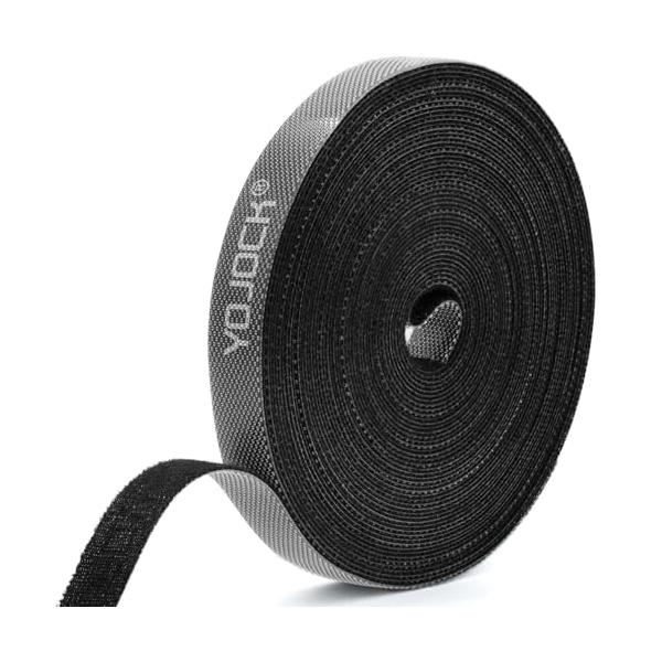 両面用結束バンド黒い/5M/-・Size:5M・パッケージ個数:1・両面用結束バンド：両面用結束バンド１巻 10mmx5m ナイロンとプラスチックで作られ、使用するとき結束対象物を傷つけないです。・便利なケーブルタイ：結束バンドの体積がコン...