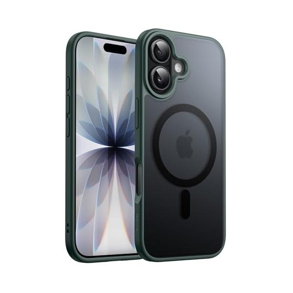 ダークグリーン/-/5740E・Color:ダークグリーン・[完璧にフィット] iPhone 17 6.3インチ用に完璧に設計されており、おデバイスがかさばることはありません。注：iPhone Air / 17 Pro / 17 Pro M...