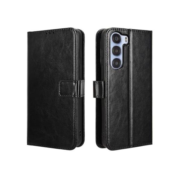 ブラック/For ZTE nubia S 5G(ブラック)/-・Size:For ZTE nubia S 5G(ブラック)・対応機種For ZTE nubia S 5G A403ZT 用のケース 手帳型 レトロの 財布型 カバー。・スタンド...