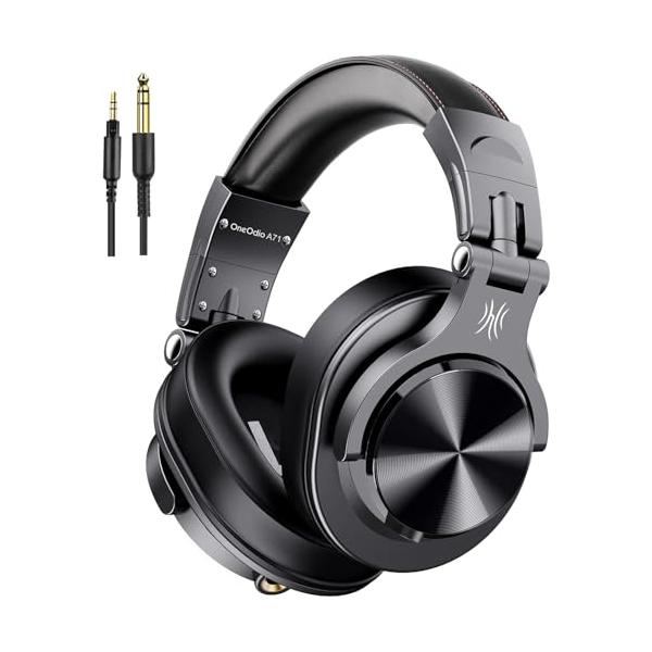 クラシックブラック/オーバーイヤー/A71・Color:ブラックPatternName:単品・パッケージ個数:1・ハイレゾ音質で臨場感あるサウンド強力な40mm CCAWボイスコイルドライバーを搭載しており、音の解像度が向上し、歪みも発生し...