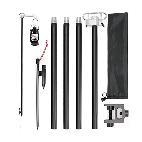 2WAY-ブラックブラック/-/-・Style:2WAY-ブラック・軽量、持ち運びが便利ですランタンスタンドはコンパクトで軽量で、収納袋に入れて簡単に収納できます。ランタンポール収納後の長さは45cm、重さは0.55kg、ポール径約1.6c...