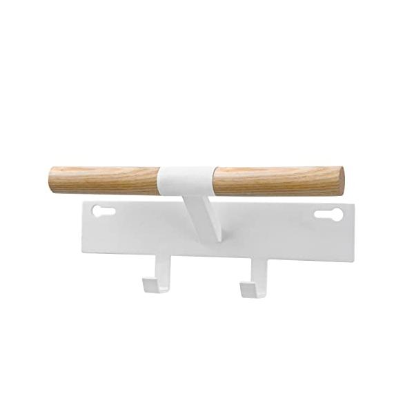 ・ホワイト ランドセル&amp;リュックハンガー ・・Color:ホワイトSize:ランドセル&amp;リュックハンガー・商品仕様商品サイズ:約W26XD6.5XH11cm 商品重量:約479g 本体:スチール(粉体塗装) バー:天然木(ラ...