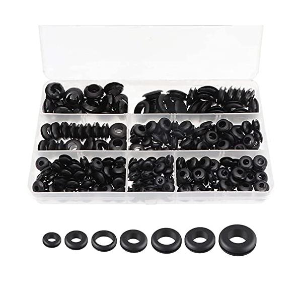 パッケージ個数:1・仕様：3*8mm/50pcs;4*9mm/50pcs;5*10mm/50pcs;6*10.5mm/50pcs;8*14mm/20pcs;10*15mm/20pcs/12*18mm/20pcs　　　合計：260pcs・優れ...