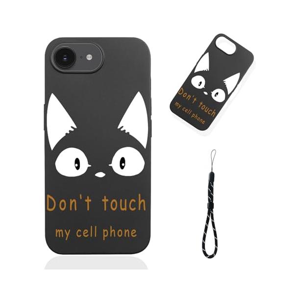 Don't touch my cell phone/対応 iPhone 16e用/-・Size:対応 iPhone 16e用Color:Don't touch my cell phone・対応機種FOR iPhone 16e 用の スマート...