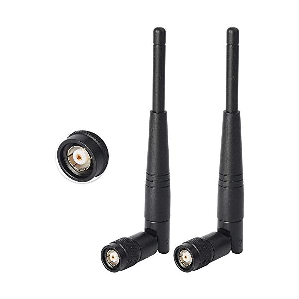 Wi-Fi アンテナRP-TNC/-/-・Color:RP-TNC・パッケージ個数:1・WIFIアンテナ 2.4GHz 2本入・コネクター: RP-TNC オス;アンテナ直径：13.2mm;アンテナ高さ(ストレート):145mm・周波数:2...