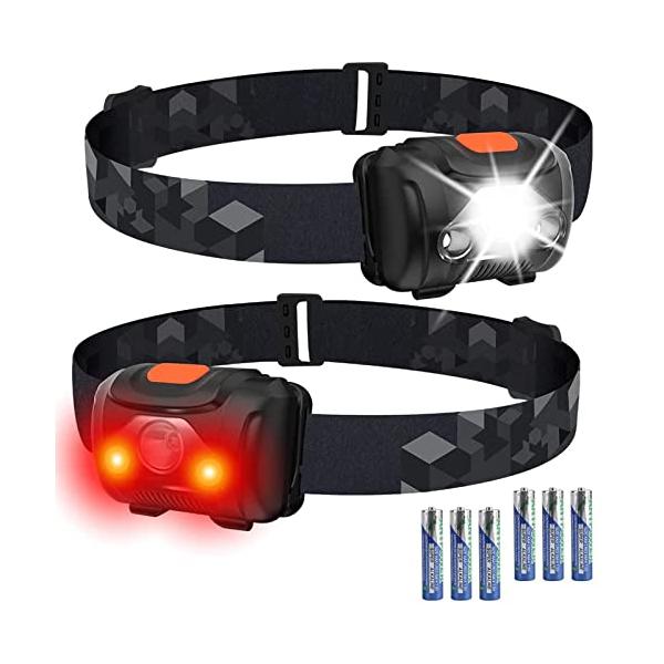-/２セット/H09・Size:２セット・??高輝度LEDライト&amp;45°照射角度調整高輝度LEDライトを搭載し、夜の散歩や暗い場所での活動に大活躍！明るさは118ルーメン、照射距離最大約100メートル。ヘッドライトの先端は照射角度（...