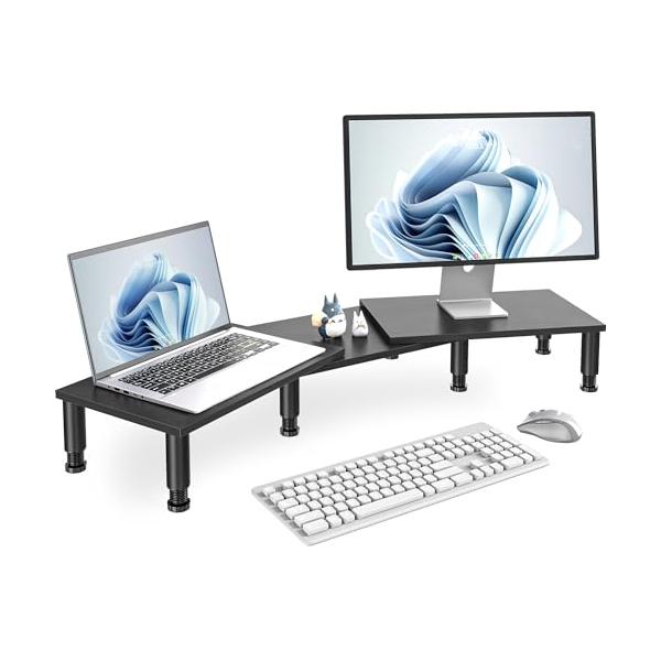 鉄/-/AX08DB301・MaterialType:鉄・人間工学設計この大型ディスプレイスタンドは、画面、ノートパソコン、プリンタのほとんどに適した74.1 cmから107.9 cmまでの長さに調整でき、最大支持重量は45 kgに達するこ...