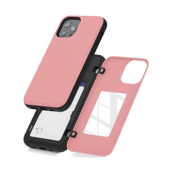 ガーリーピンク/-/IP12P-MDB-PNK・Color:ピンク・パッケージ個数:1・カード収納 カード入れの部分は曲線に従った設計になっており、2枚のカードをより簡単に収納できます。・二層保護衝撃吸収の高い柔軟なTPUと硬質のポリカーボ...