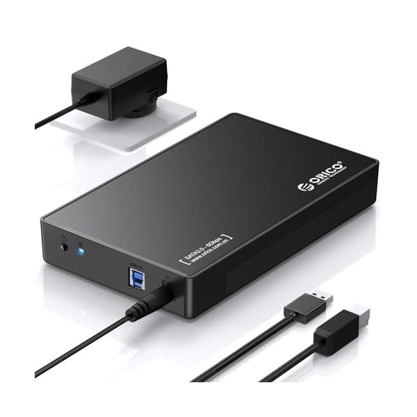 ブラック USB 3.0/-/ORICO 3588US3-CA-BK・Model:ORICO 3588US3-CA-BK・パッケージ個数:1・大容量支持この3.5 インチ HDDケースは最大20TBまでのハードディスクをサポートさせます。2...