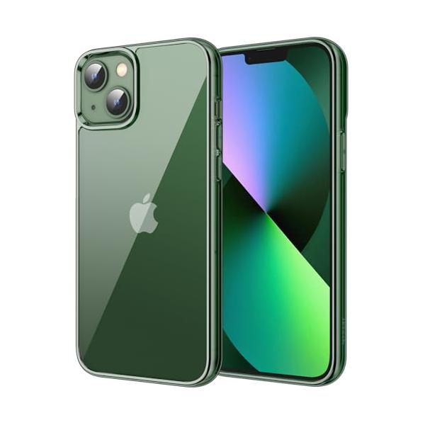 アルパイングリーン/-/3581L・Color:アルパイングリーン・パッケージ個数:1・iPhone13 6.1インチ用の特別デザインです。おデバイスに完全な保護を提供し、ワイヤレス充電をサポートします・高品質のPCとTPU素材を採用した保...