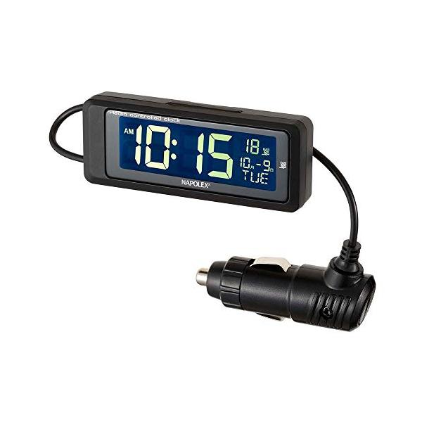 Fizz-1075ブラック/-/Fizz-1075・PatternName:電波時計Style:Fizz-1075・パッケージ個数:1・カープラグ接続で常時白色LEDバックライトが点灯。暗い所でもはっきり見えます。・時刻の他に、カレンダー表...