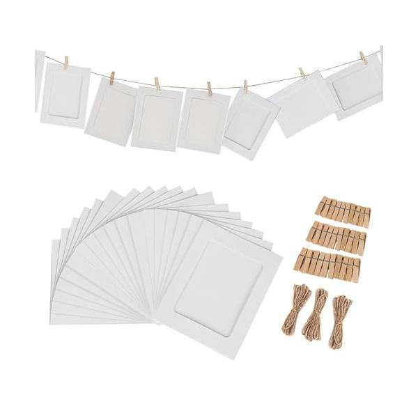 木目調白色/15.5cm x 11.5cm/-・Color:白色・写真はもちろん、寄せ書き・サイン・イラスト・スケッチなどの色紙の保存・展示にも便利なペーパーフォトフレームです。・サイズ外寸：15.5cm×11.5cm。　内寸：8cm×11...