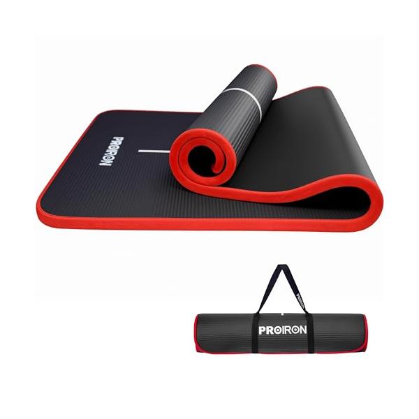 黒と赤 15mm/183cm x 66cm x 1.5cm/-・Color:黒と赤 15mm・エクストラワイド：183cm * 66cm * 15mm. 自由な伸張および異なったそしてより挑戦的なヨガピラティス姿勢をすることができる。 初心...