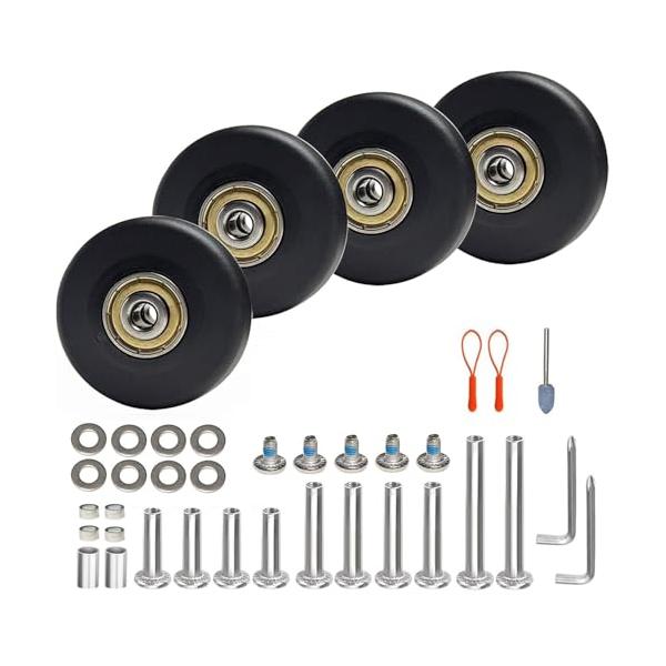 ブラック/2 inches/PUH90103・パッケージ個数:1・充実のセット内容で、すぐに??セットには50mmキャスター×4個、各種ボルト・ワッシャー、変径スリーブ、六角レンチ、研磨ヘッド、日本語取扱説明書が含まれ、必要な工具が一式揃っ...