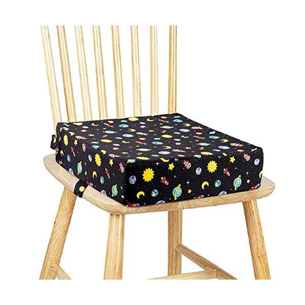 ダイニングチェアクッション惑星ブラック/Large/ZGZD01・Color:惑星ブラック・パッケージ個数:1・?クッション素材 - 高品質の防水生地と高密度スポンジで作られており、湿った布で簡単に拭くことができます。高密度スポンジは丈夫で...