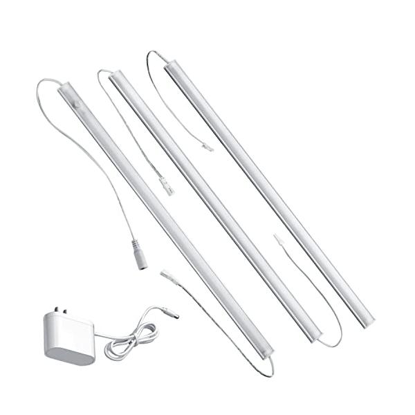 スリム昼光色（6000K）/3本連結/-・Size:3本連結Color:昼光色（6000K）・自動点灯・自動消灯人感センサー搭載して、120度以内で3メートル以内の動体検知してライトが点灯し、約30秒後に動体が検知されない場合は自動に消灯し...