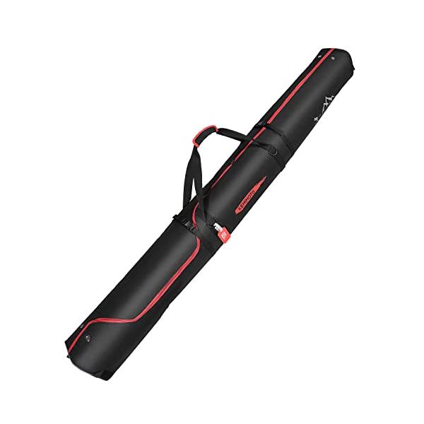 スキーケースレッド（スキーケース ）/ワンサイズ/-・Color:レッド（スキーケース ）・200cmスキー板まで対応できる！スキーケースのサイズは縦200cm×横38.5cm×深さ37.5cmで、重量が1.1kgです。さまざまなスキー板に...