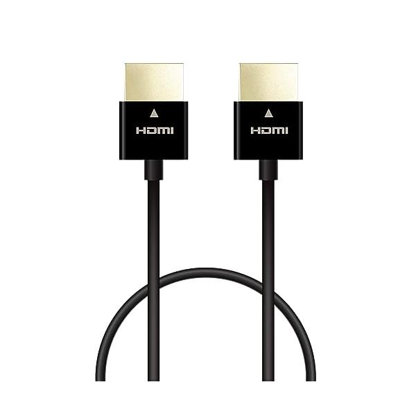 1) HDMIケーブル単品ブラック/0.3m/ECDH-HD14SS03BK・Color:ブラックSize:0.3m・パッケージ個数:1・詳しくは「商品の仕様」「商品の説明」をご確認ください。・ケーブル直径約3.2mmで取り回しがしやすく、...