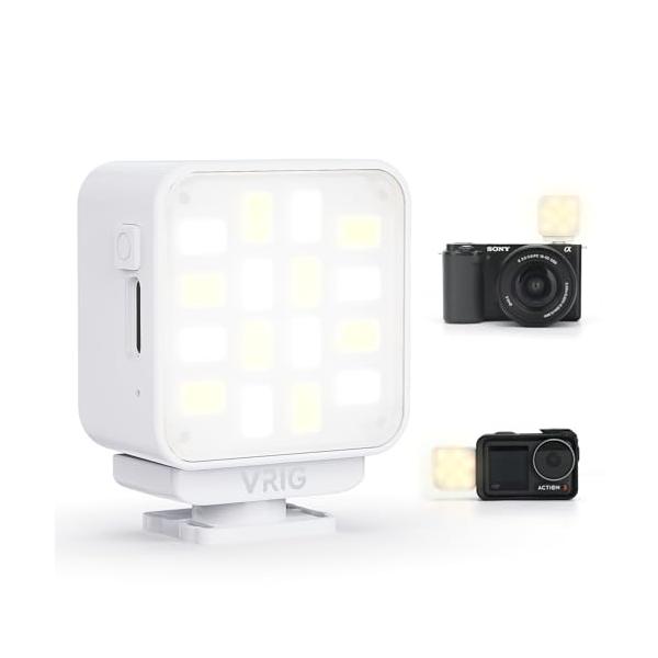ホワイト/-/-・Color:ホワイト・??マグネット式ledライト 小型強力な磁石を内蔵しており、DJI ACtion アクション カメラの底部に取り付けることができます (側面に取り付けるには、カメラケージが必要です)。置くだけで片手で...