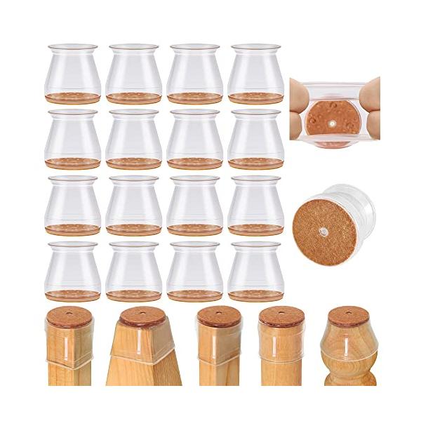 透明/丸形M 適用範囲:23-32.9mm/VIU001・Size:丸形M 適用範囲:23-32.9mmColor:透明・簡単装着この椅子足カバーは柔らかいシリコン製なので、（切る、接着剤、ほかのツールは不要）椅子足の底部にかぶせるだけで簡...