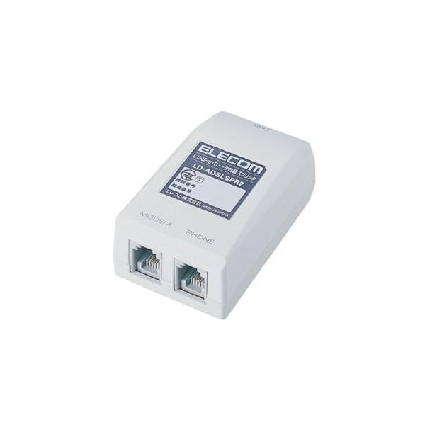 (中古品)【2004年モデル】ELECOM LD-ADSLSPR2 ADSLラインセパレータ内蔵スプリッタ【メーカー名】エレコム(ELECOM)【メーカー型番】【ブランド名】エレコム(ELECOM)【商品説明】【2004年モデル】ELECO...