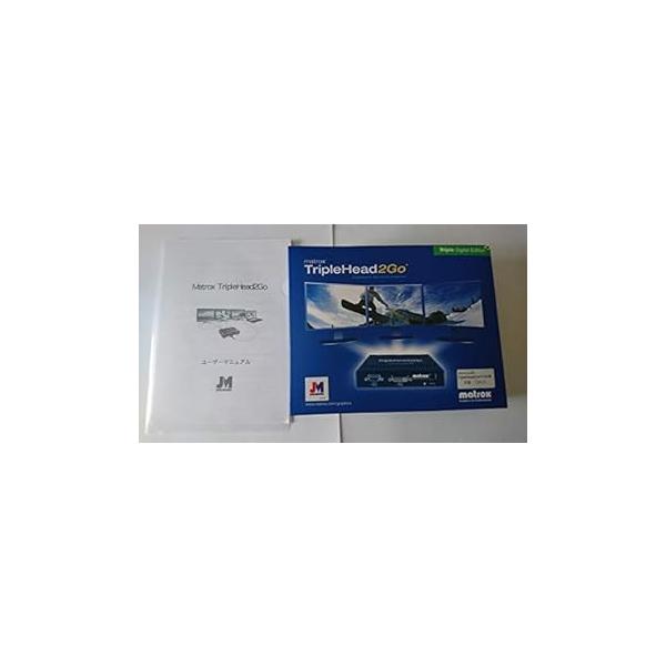 (中古品)Matrox グラフィックボックス GXM TripleHead2Goデジタル版 T2G/D【メーカー名】Matrox【メーカー型番】【ブランド名】Matrox【商品説明】Matrox グラフィックボックス GXM TripleH...