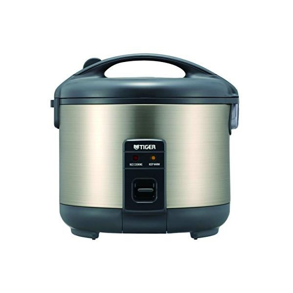 (中古品)Tiger JNP-S55U-HU 3-Cup (Uncooked) Rice Cooker and Warmer, Stainless Steel Gray by Tiger Corporation【メーカー名】Japan Ti...