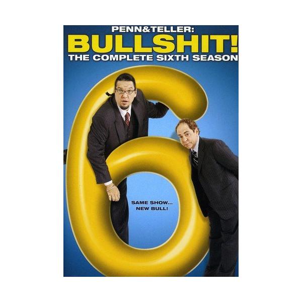 (中古品)Penn ＆ Teller Bullshit: Complete Sixth Season [DVD] [Import]【メーカー名】Showtime Ent.【メーカー型番】5070820【ブランド名】【商品説明】Penn ＆ ...