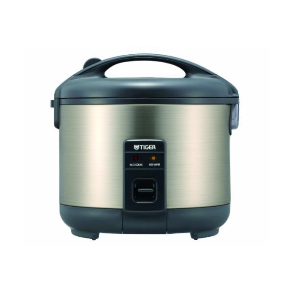 (中古品)Tiger JNP-S10U-HU 5.5-Cup (Uncooked) Rice Cooker and Warmer, Stainless Steel Gray by Tiger Corporation【メーカー名】Japan ...