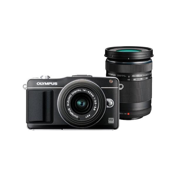 (中古品)OLYMPUS ミラーレス一眼 PEN mini E-PM2 ダブルズームキット ブラック E-PM2 DZKIT BLK【メーカー名】オリンパス【メーカー型番】E-PM2【ブランド名】OM SYSTEM/オリンパス【商品説明】O...