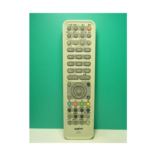 (中古品)三洋電機 テレビリモコン RC-498【メーカー名】【メーカー型番】【ブランド名】三洋電機【商品説明】三洋電機 テレビリモコン RC-498お届け：受注後に再メンテ、梱包します。到着まで3日〜10日程度とお考え下さい。