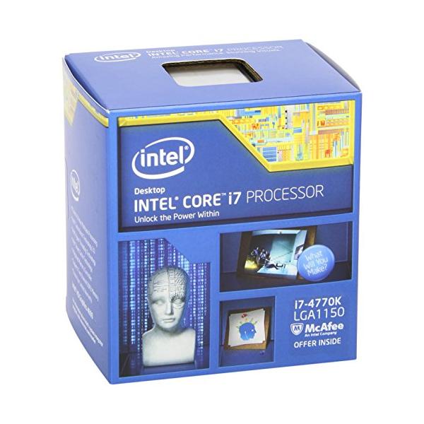 (中古品)Intel CPU Core i7 4770K 3.50GHz 8Mキャッシュ LGA1150 Haswell UnLocked BX80646I74770K 【BOX】【メーカー名】インテル【メーカー型番】BX80646I747...