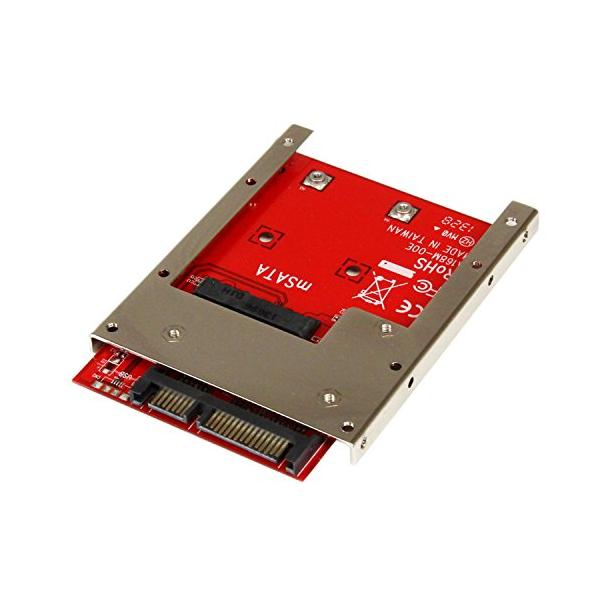 (中古品)StarTech.com mSATA SSD - 2.5インチSATA変換アダプタ オープンフレーム筐体(高さ7mm) SAT32MSAT257【メーカー名】スターテック(StarTech.com)【メーカー型番】SAT32MSA...