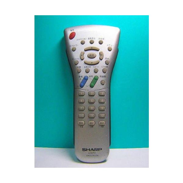(中古品)シャープ LCDTVリモコン GA052WJSA【メーカー名】シャープ【メーカー型番】GA052WJSA【ブランド名】シャープ(SHARP)【商品説明】シャープ LCDTVリモコン GA052WJSAお届け：受注後に再メンテ、梱包...