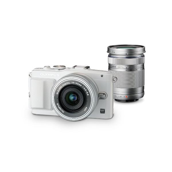 (中古品)OLYMPUS ミラーレス一眼 PEN Lite E-PL6 EZダブルズームキット ホワイト E-PL6 EZ DZKIT WHT【メーカー名】オリンパス【メーカー型番】E-PL6 EZ DZKIT WHT【ブランド名】オリンパ...