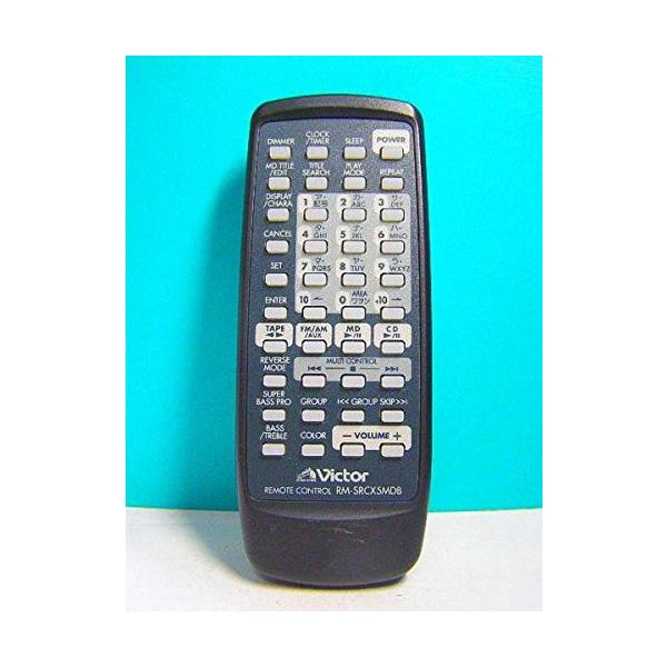 (中古品)ビクター オーディオリモコン RM-SRCX5MDB【メーカー名】ビクター【メーカー型番】RM-SRCX5MDB【ブランド名】ビクター(VICTOR)【商品説明】ビクター オーディオリモコン RM-SRCX5MDBお届け：受注後に...