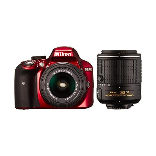 (中古品)Nikon デジタル一眼レフカメラ D3300 ダブルズームキット2 レッド【メーカー名】Nikon【メーカー型番】D3300WZRD2【ブランド名】Nikon【商品説明】Nikon デジタル一眼レフカメラ D3300 ダブルズー...
